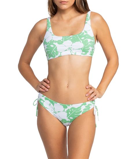 Roxy Og Roxy Beach Classics Floral Print D Cup Underwire Bralette Swim