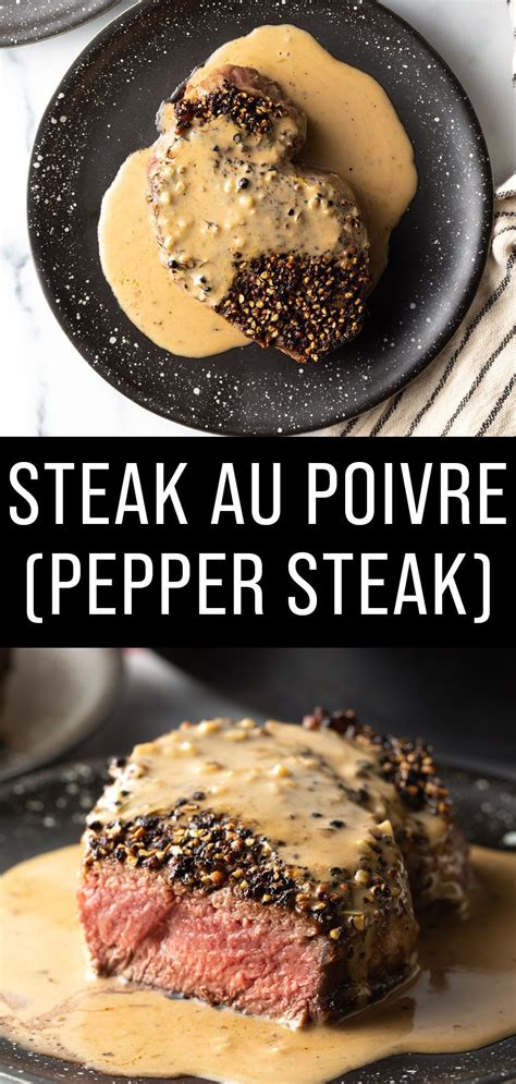 French Steak Au Poivre Recipe A Spicy Perspective Recipe Steak Au