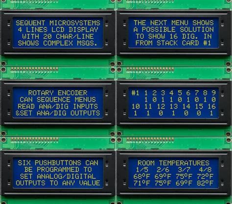 Lcd2004 Menu Examples Electronics