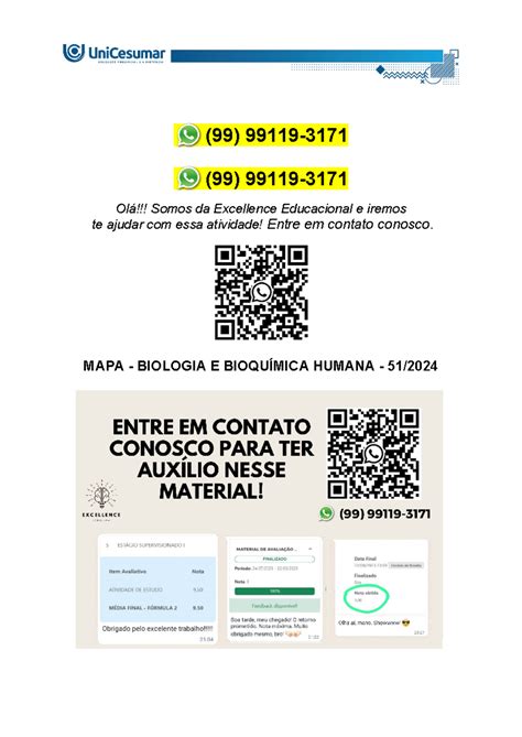 Mapa Biologia E Bioqu Mica Humana