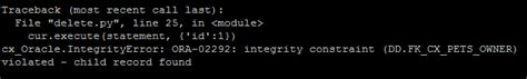 Delete CruD Using Cx Oracle Learn Code Share