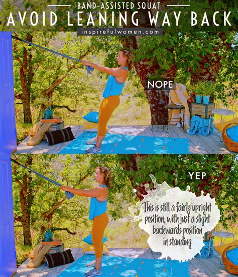 Band Assisted Squat Inspireful Women