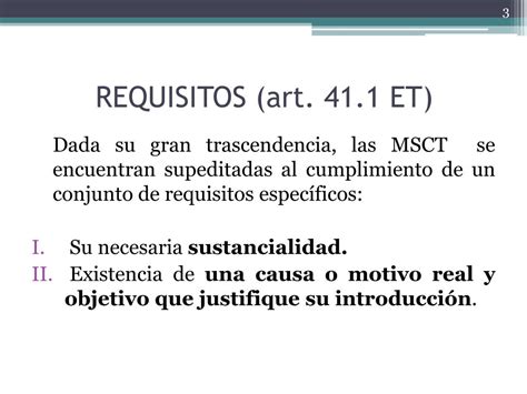 Ppt Modificaciones Sustanciales De Las Condiciones De Trabajo