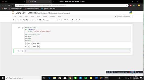 Perintah Fungsi Pada Python Youtube