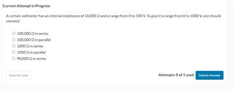 solved current attempt in ﻿progressa certain voltmeter has