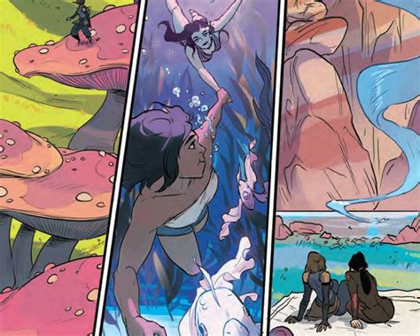 Nickalive Preview Pages From First Legend Of Korra Comic Show Korra