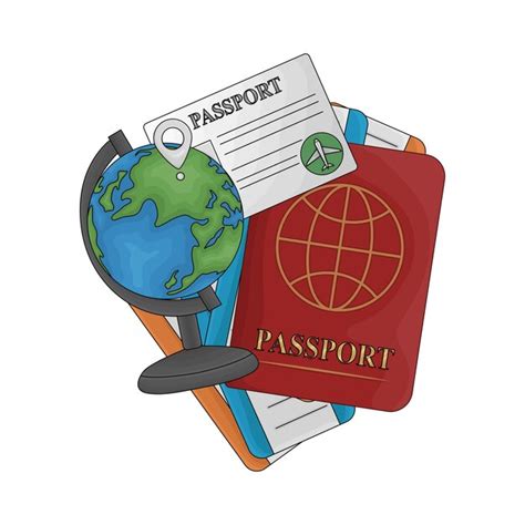Premium Vector Illustration Of Passport