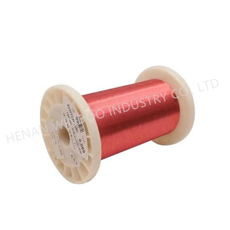 Solderable Polyester Imide Enamelled Round Copper Wire Class H With A Bonding Layer Solderable