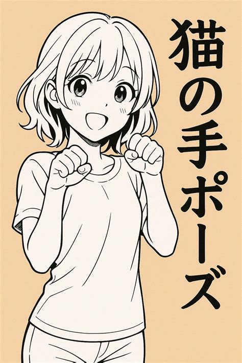 ふんわり魅せるかわいいポーズイラストフリー素材ならシンテリ