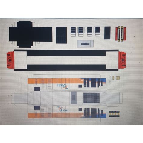 Jual Pola Papercraft Kereta Api Kai Cc206 Shopee Indonesia