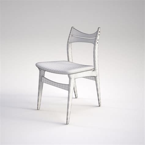 빈티지 덴마크어 로즈 우드 식당 의자 3d 모델 29 Max Free3d