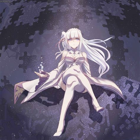 Emilia Rezero Kara Hajimeru Isekai Seikatsu Drawn By Laomeng Danbooru