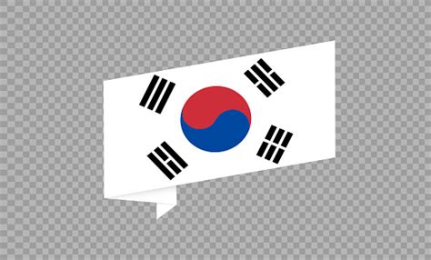 한국의 물결 치는 깃발은 Png 또는 투명 한 배경에 고립 대한민국의 상징 배너에 대 한 템플릿 카드 광고 홍보 Tv 광고 광고