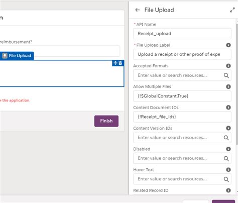 Visual Workflow How To Add A Decision Element For A File Upload In A