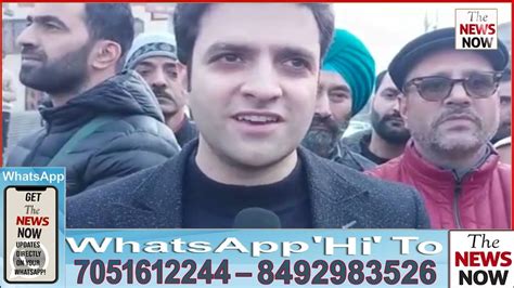 Srinagar Municipal Corporation Commission Athar Amir Khan Visits Bagh E