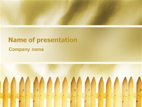 Fence Presentation Template For PowerPoint And Keynote PPT Star