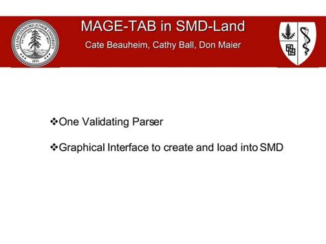 Stanford Microarray Database Don Maier Ppt