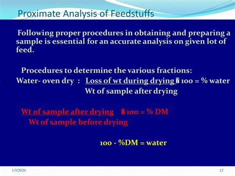Ppt Nutrition Proximate Analyses And Nutrients Relationship