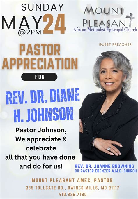 Pastor Appreciation Day Mount Pleasant Ame Church