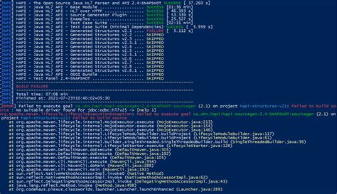 seeking information for hapi sql database hapi structures v21