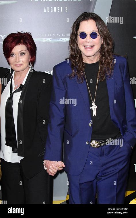 Aug Los Angeles California Usa Musician Ozzy Osbourne Wife Sharon Osbourne At