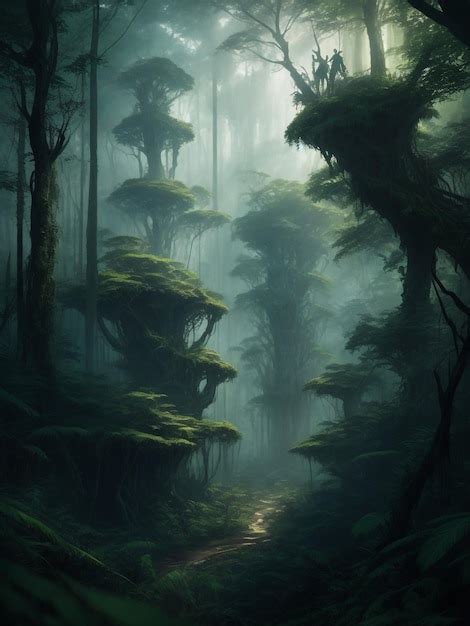 Premium Ai Image Abandoned Places Overgrown With Jungle