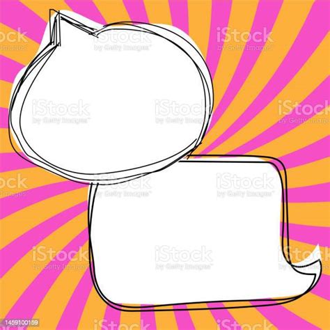 만화 디자인 프레임 디자인 콜라주를위한 붐 거품으로 설정된 아름다운 사진 프레임 어린이를위한 재미있는 귀여운 만화 사진 컬렉션 디자인 그리기 공란에 대한 스톡 벡터 아트 및
