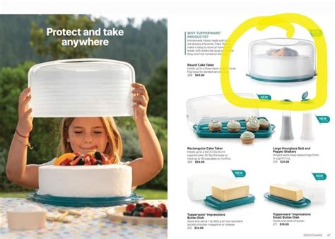 Tupperware Red Dessert And Cake Stands Mercari