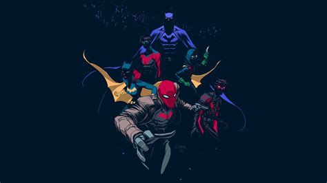 Batman Batgirl Nightwing Robin Dc Comics 4k Wallpaper