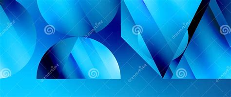 Captivating Abstract Backdrop Composed Of Interlocking Triangles And Circles Forming An