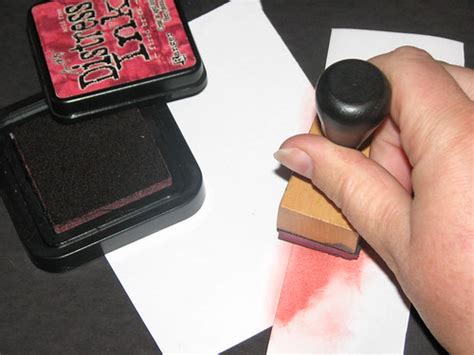 Ink Stains Reverse Color Blocking Technique