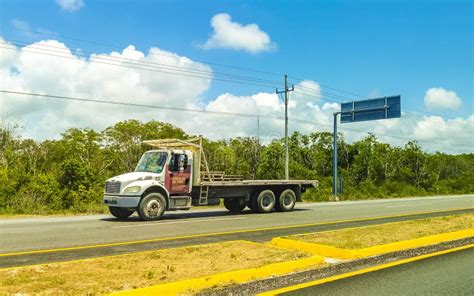 Various Mexican Trucks Transporters Vans Delivery Cars In Mexico