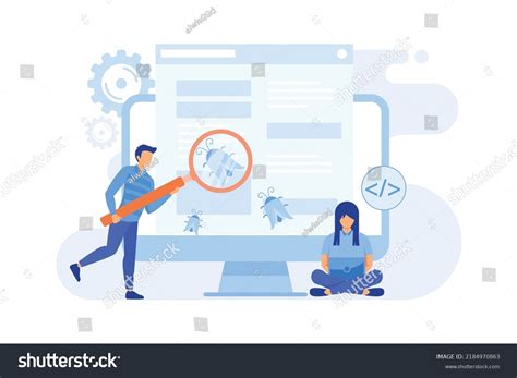 Software Testing Software Application Testing Quality Stock Vector Royalty Free 2184970863
