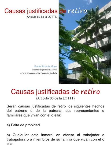 Causas Justificadas De Retiro Despido Indirecto Pdf Justicia