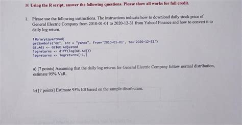 Solved Using The Script Answer The Following Questions