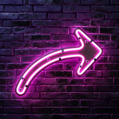Pfeil Neon Ikonen Design Kostenlose Psd Datei