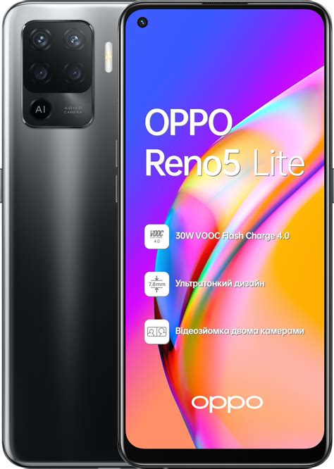 Смартфон OPPO Reno5 Lite 8/128Gb Black купить - цена, характеристики ...