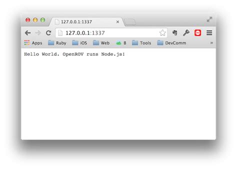 Node Js Prep For OpenROV RayHightower