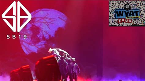 Fancam Sb19 Wyat World Tour Manila Mana Vip Standing View Youtube