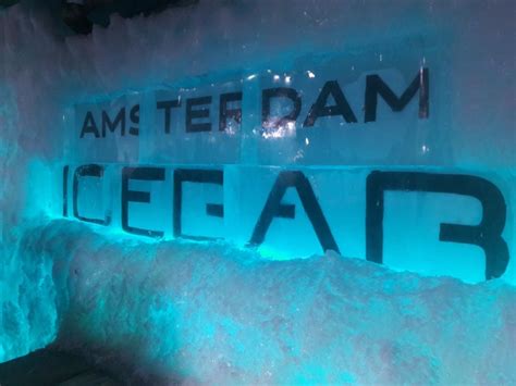 Icebar In Amsterdam Neperos