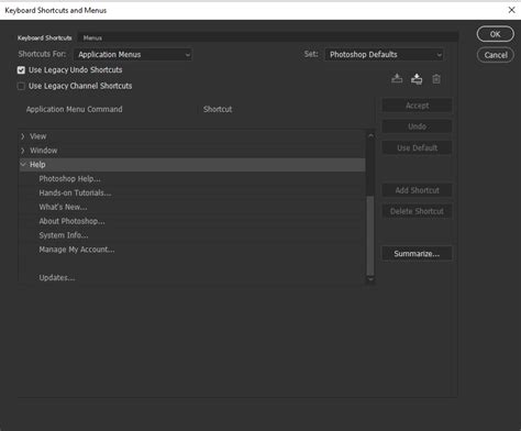 shortcut adobe support community 11805065