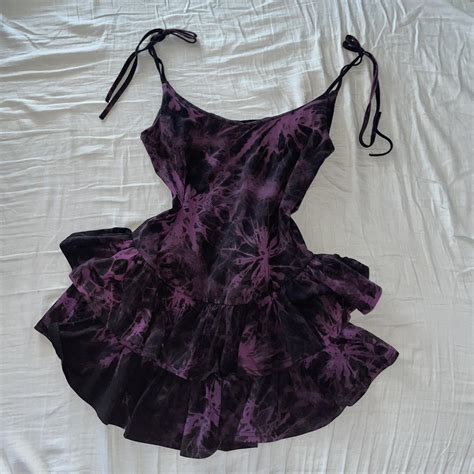 Super Adorable Multi Tiered Tye Dye Ruffle Dress Depop