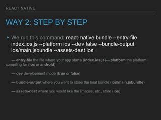 React Native Buildrelease Ppt