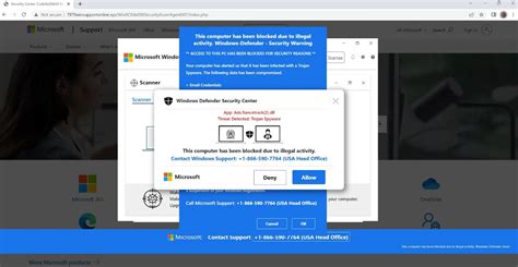Fake Windows Defender Alerts Weaponized To Perform Fraudulent Transactions