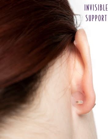 Super Softener Invisible Ear Chain For Heavy Earrings For Women Gold