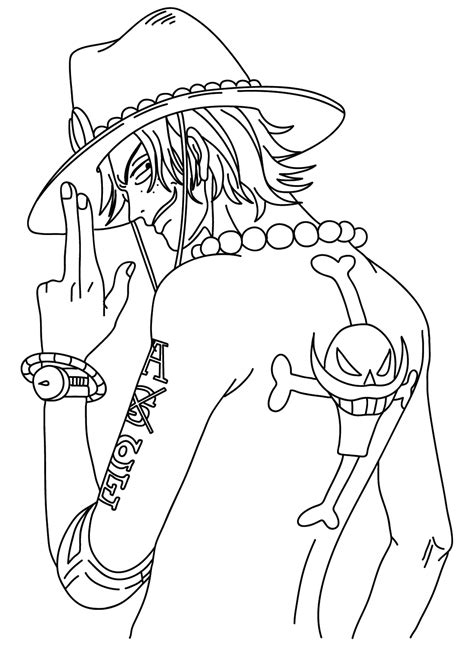 Printable One Piece Coloring Pages Printable Templates