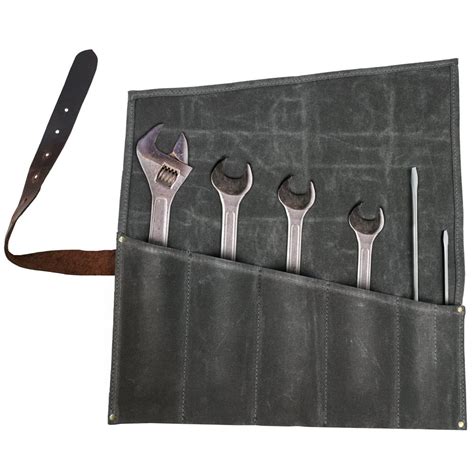 Roll Up Tool Bag Wrench Roll Organizer All In One Chisel Bag
