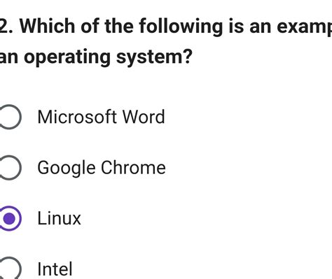 Which Of The Following Is An Exam Operating Studyx