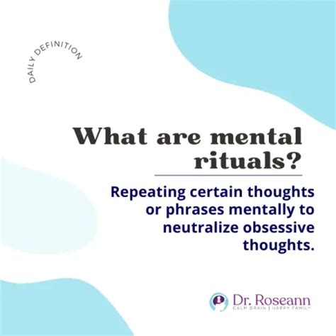 Examples Of Ocd Rituals Understanding Compulsions
