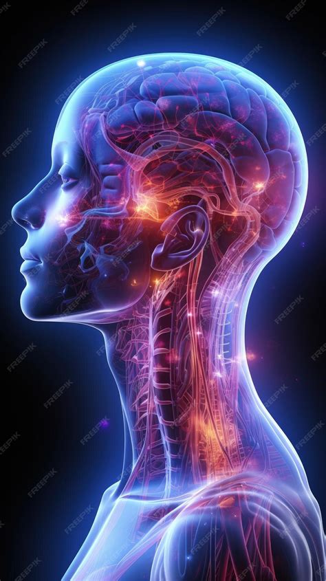 Premium Ai Image Human Brain Signal Deep Learning Concept Human Head And Brain Different Kind
